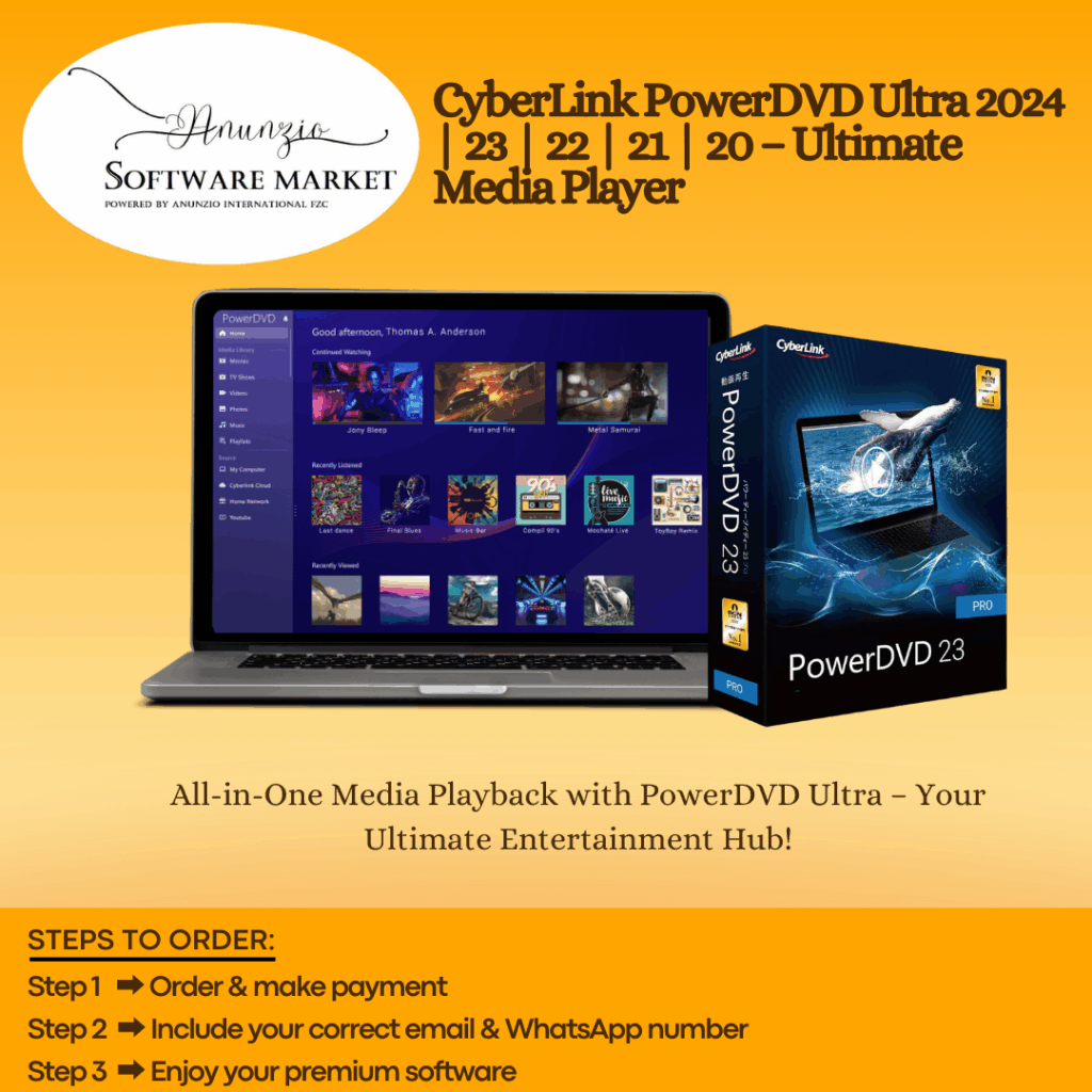 CyberLink PowerDVD Ultra Updated 2025 – Ultimate Media Player - Anunzio ...