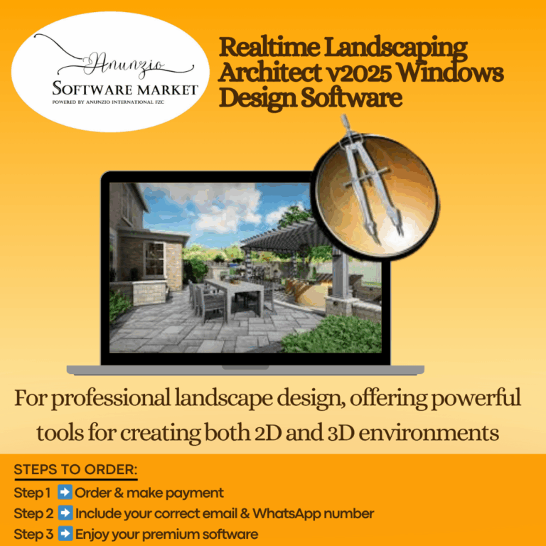 Realtime Landscaping Architect v2025 Windows Design Software - Anunzio Software Market